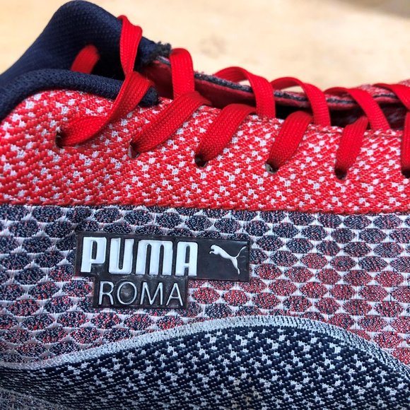 Puma | Shoes | Mens Puma Athletic Shoes Red Blue Size 5 | Poshmark